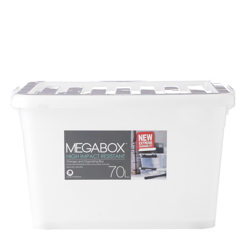 Megabox High Impact Resistant Storage Box 70L | Lazada PH