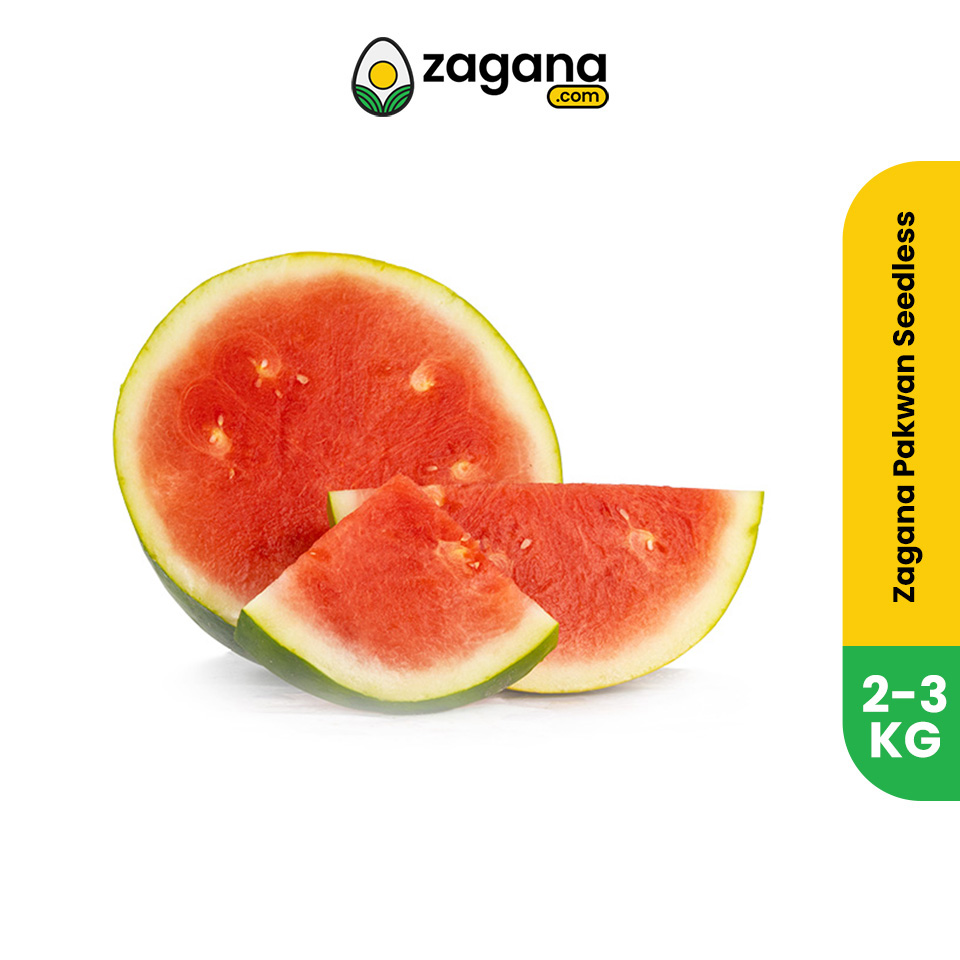 Zagana Farm Fresh Fruits Pakwan Seedless 3-4kg (1PC) | Lazada PH