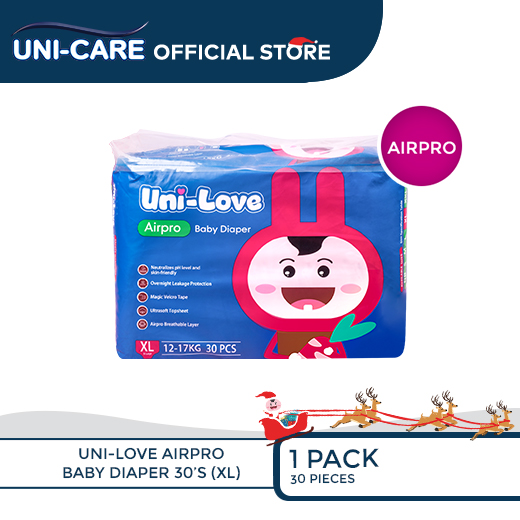 UniLove Airpro Baby Diaper 30's (X-Large) Pack of 1 | Lazada PH