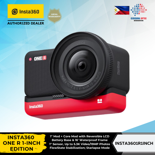 INSTA360 ONE R 1-INCH EDITION - CO-ENGINEERED WITH LEICA - Cerebral ...