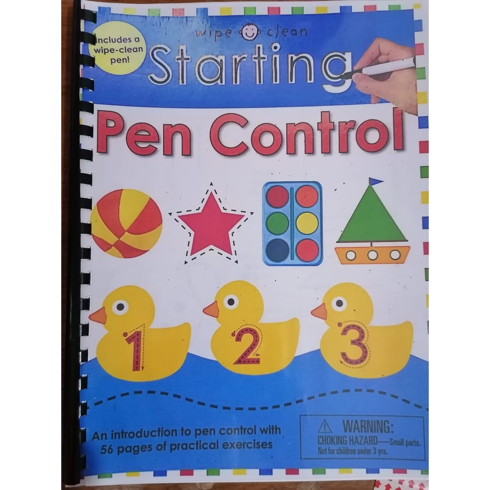 Starting Pen Control Children's Workbook for Toddler to Pre-Kinder not ...