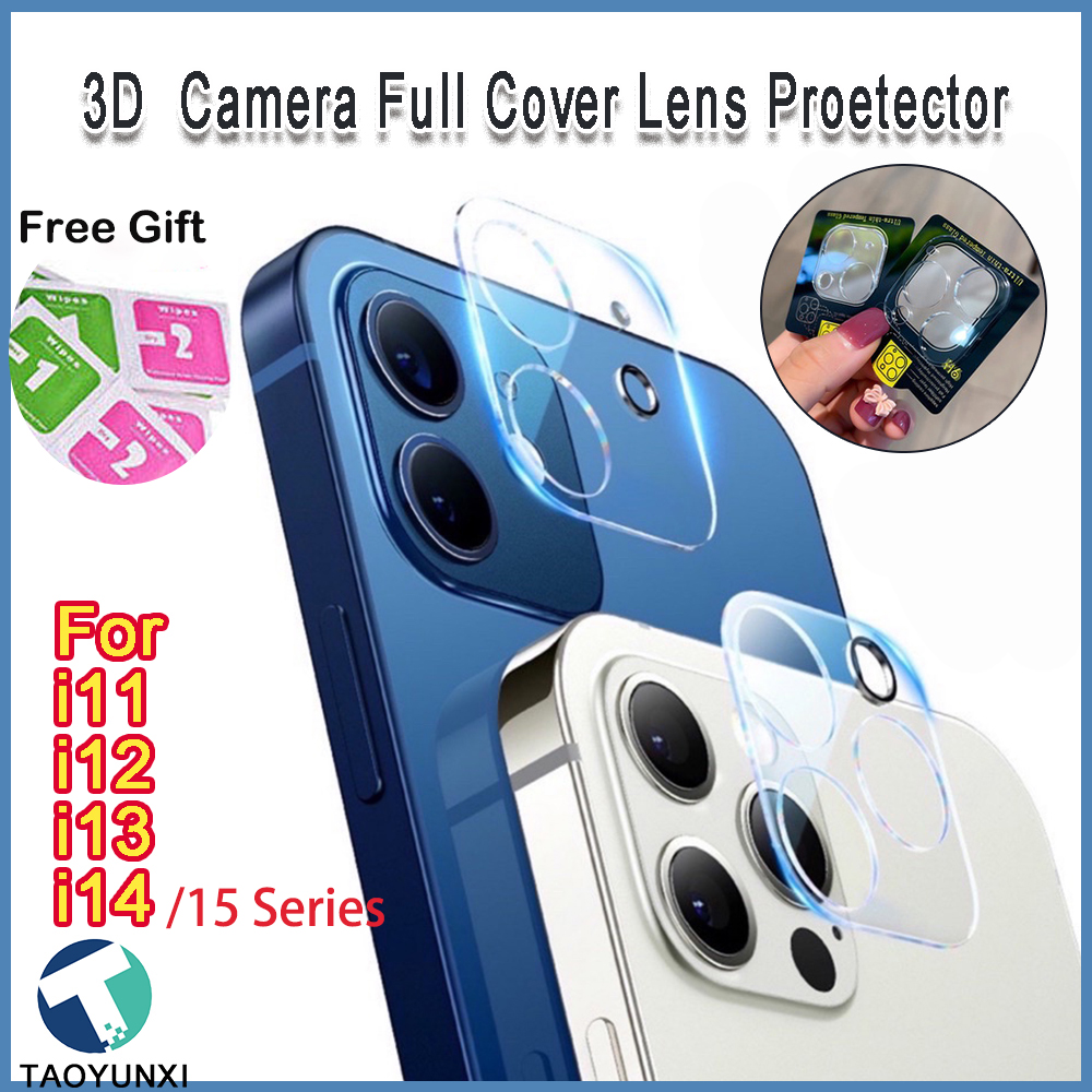 Camera Back Lens Protector HD Tempered Glass Film For iphone 11 15 14 ...