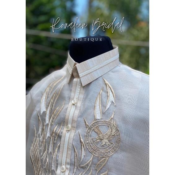 [Pre-Order] EAGLE big Barong Tagalog for Men (Pinya Organsa) | Lazada PH