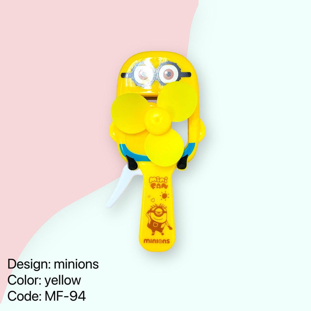 Mini portable hand press fan,cute cartoons mini fan toy for kids/pocket ...