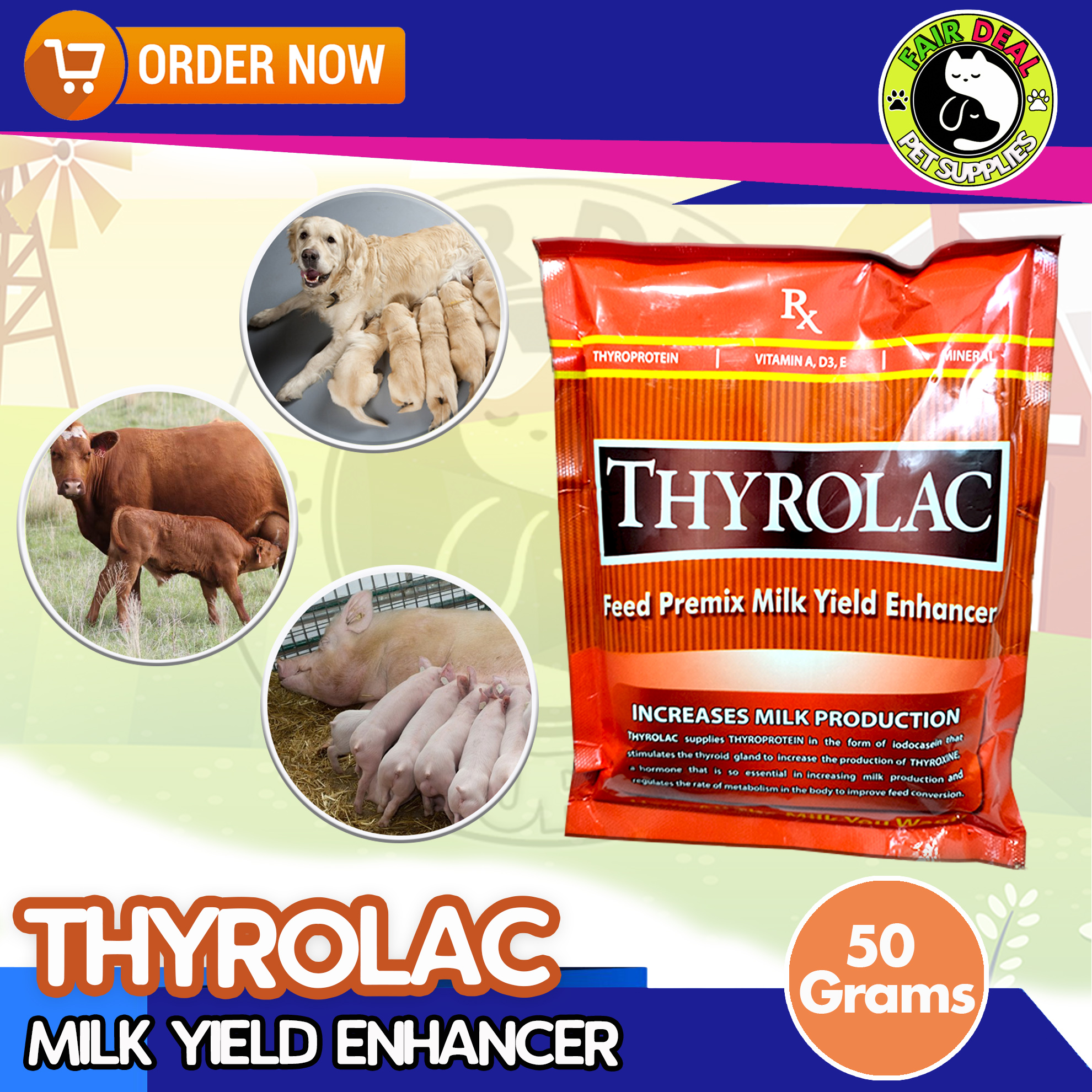 THYROLAC Premix Milk Yield Enhancer (50 g) | Lazada PH