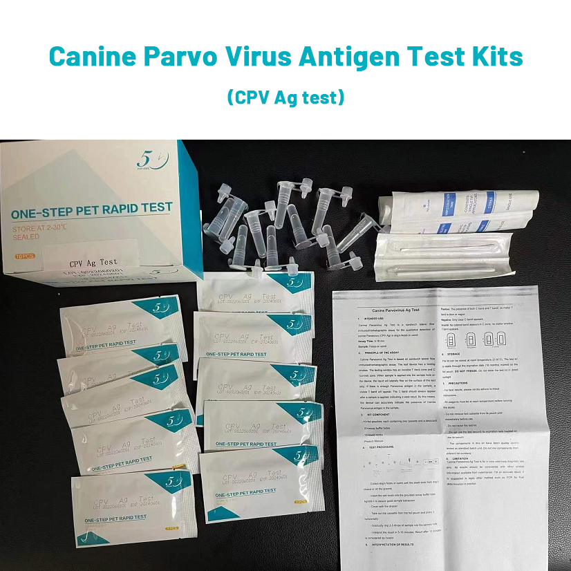 Pet cat and dog test strips CPV /CPV /CPV/CHW /CPV+CCV /FPV/FHV/EHR ...