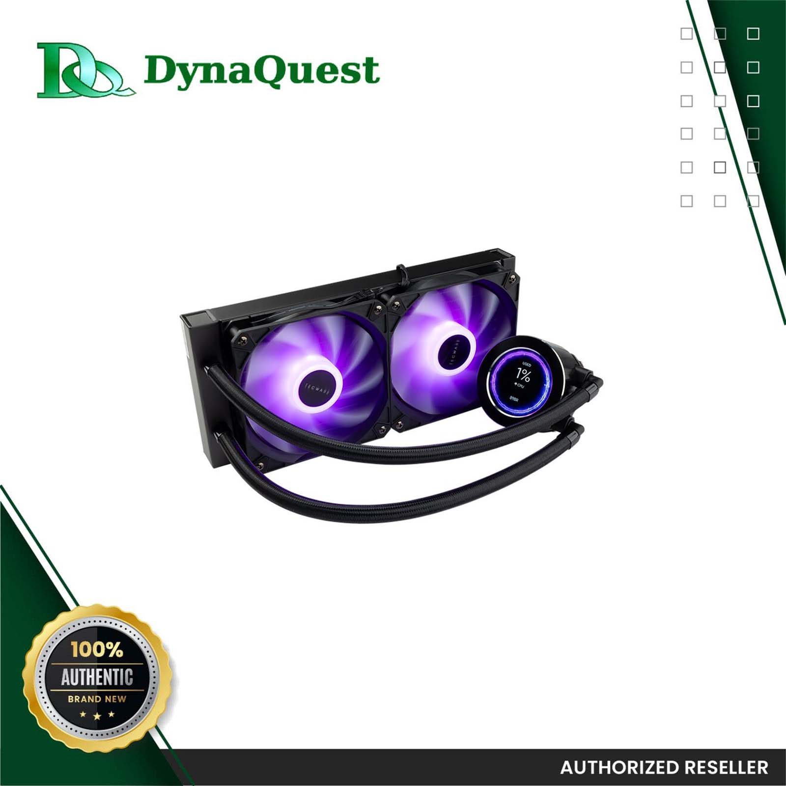 Tecware Eclipse 240 ARGB LCD ( Black / White ) AIO CPU Cooler LGA1700 ...