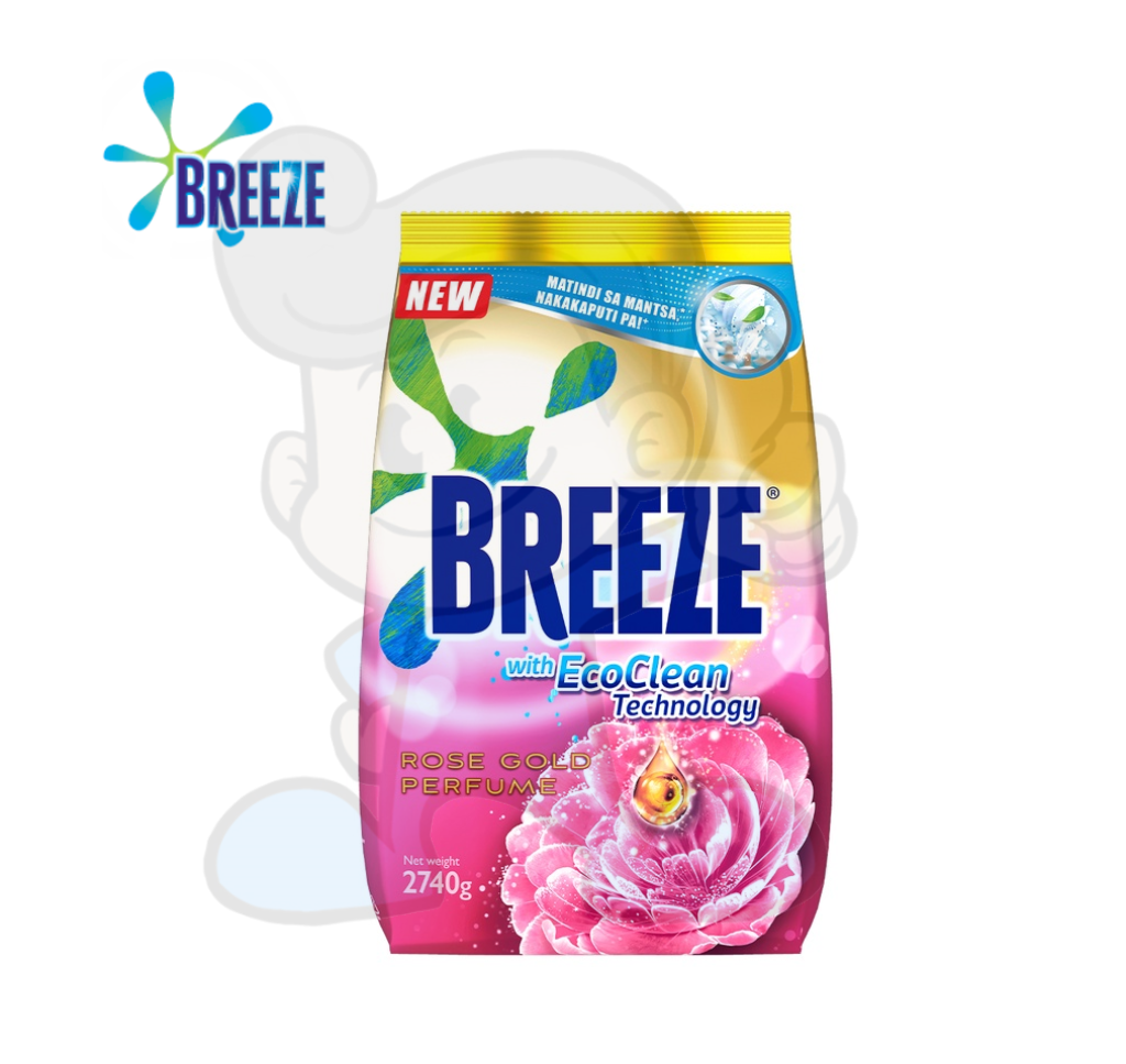 Breeze Laundry Detergent Powder Rose Gold Perfume 2740g | Lazada PH