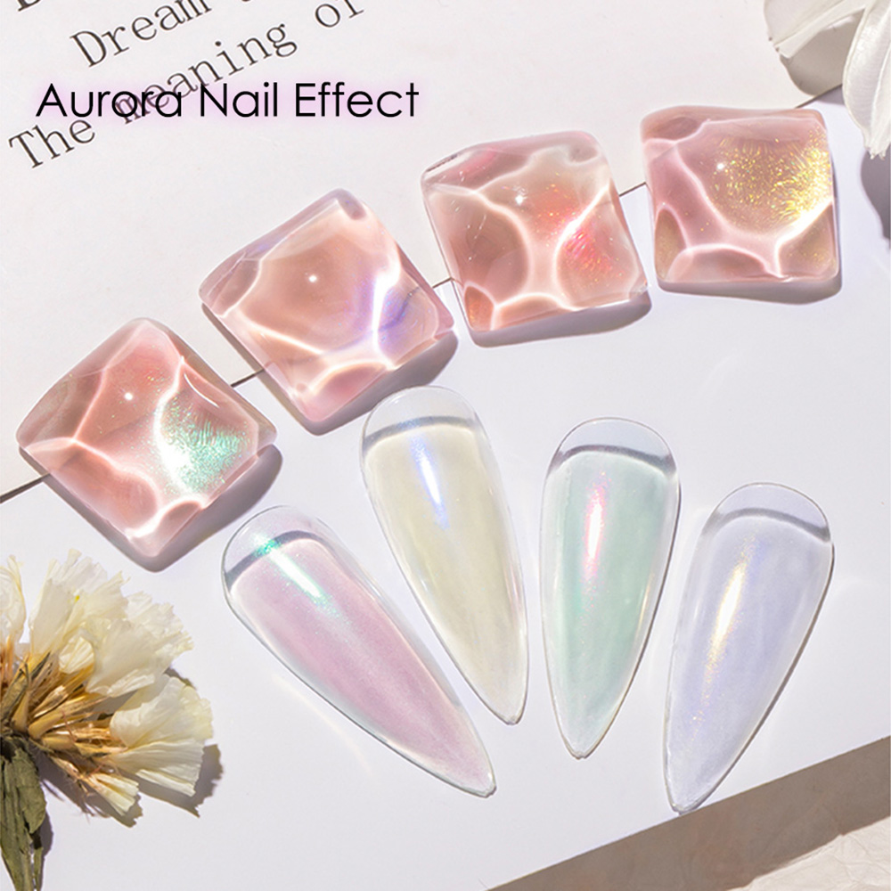 New Manicure Rubbing Dust Nail Art Sequins Nail Powder Pigment Chrome ...