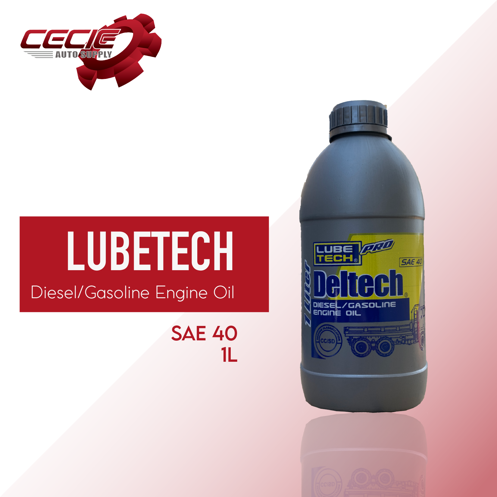 LubeTech Deltech Diesel/Gasoline Engine Oil SAE40 1Li | Lazada PH