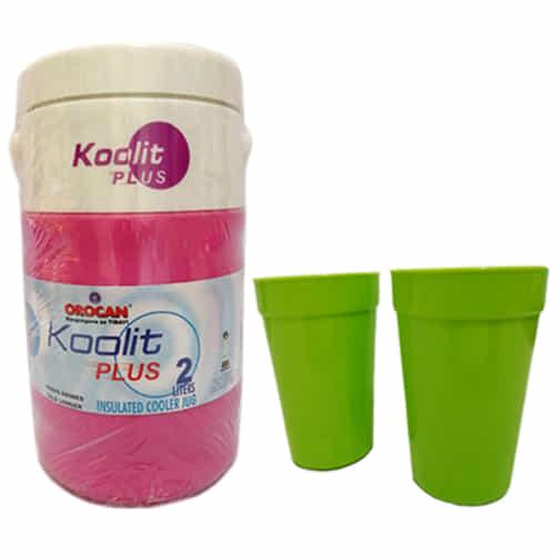 Orocan Mini Koolit Plus 2 Liters Water Jug with 2 plastic glass | Lazada PH