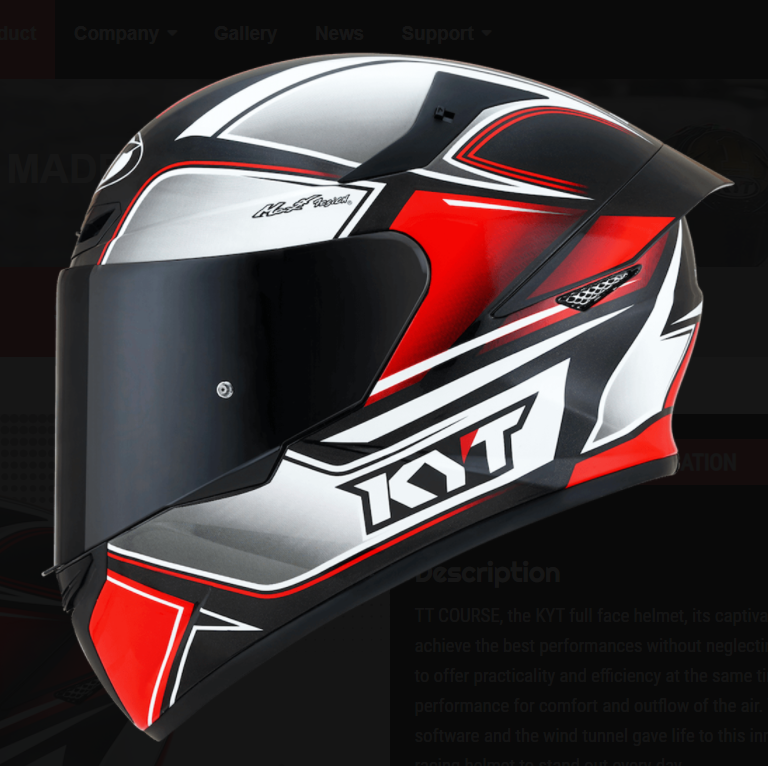 KYT TT COURSE TOURIST RED FLUO | Lazada PH