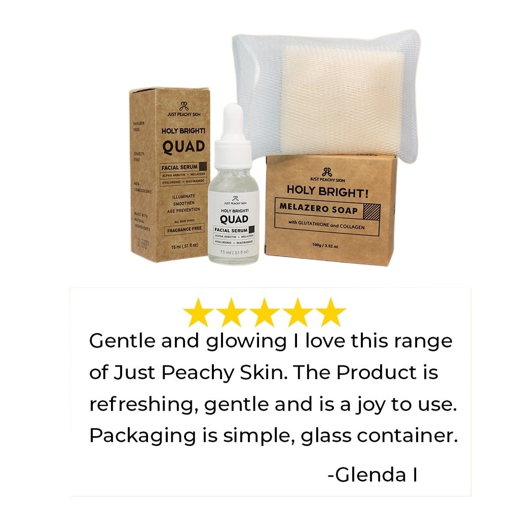 HOLY BRIG! Quad Facial Serum with cinamide arbutin Hyaluronic Melazero ...