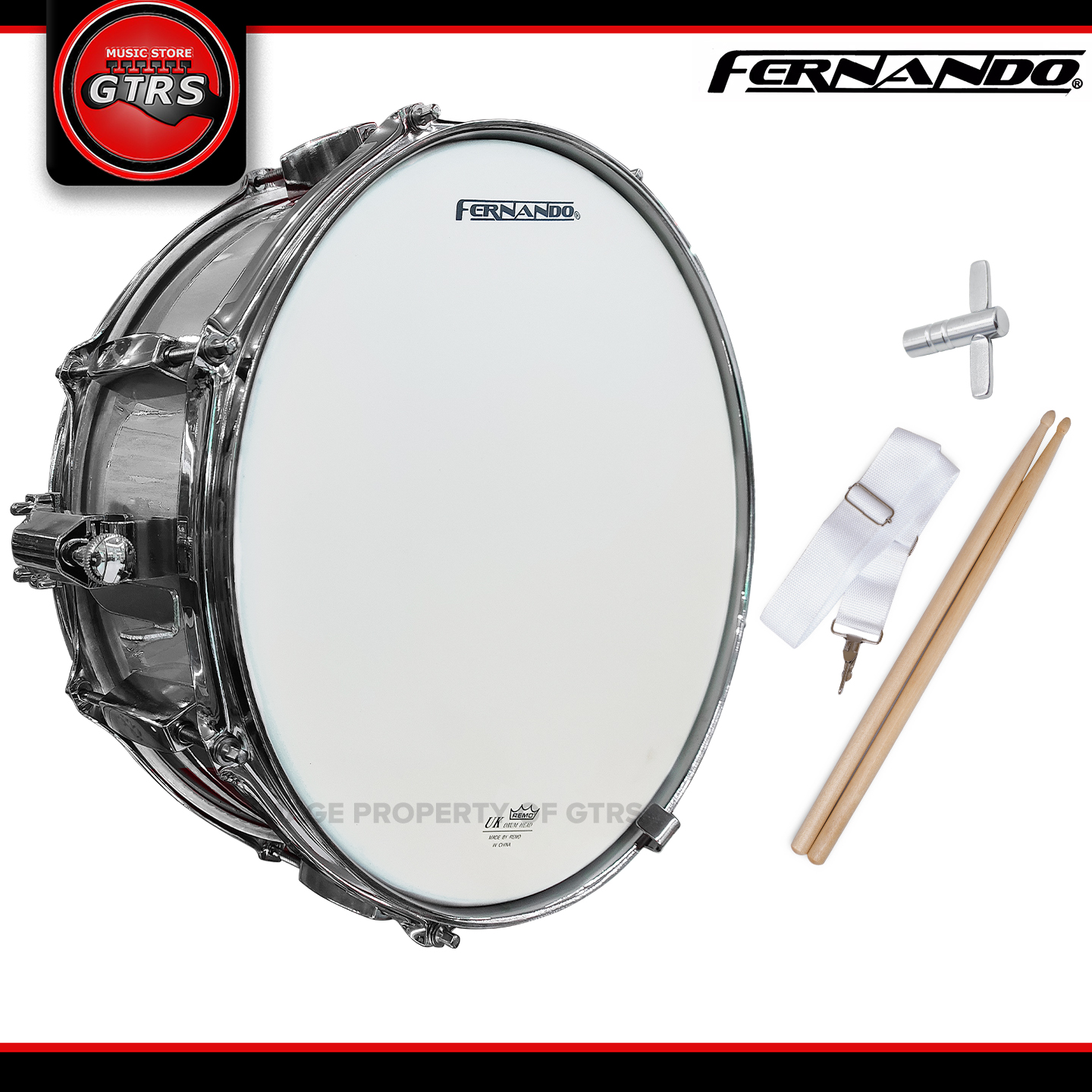 Fernando 14" Snare Drum (Silver) | Lazada PH