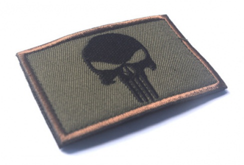 Skull Embroidered Military Patches Stripe Tactical Patch for Clothing ...