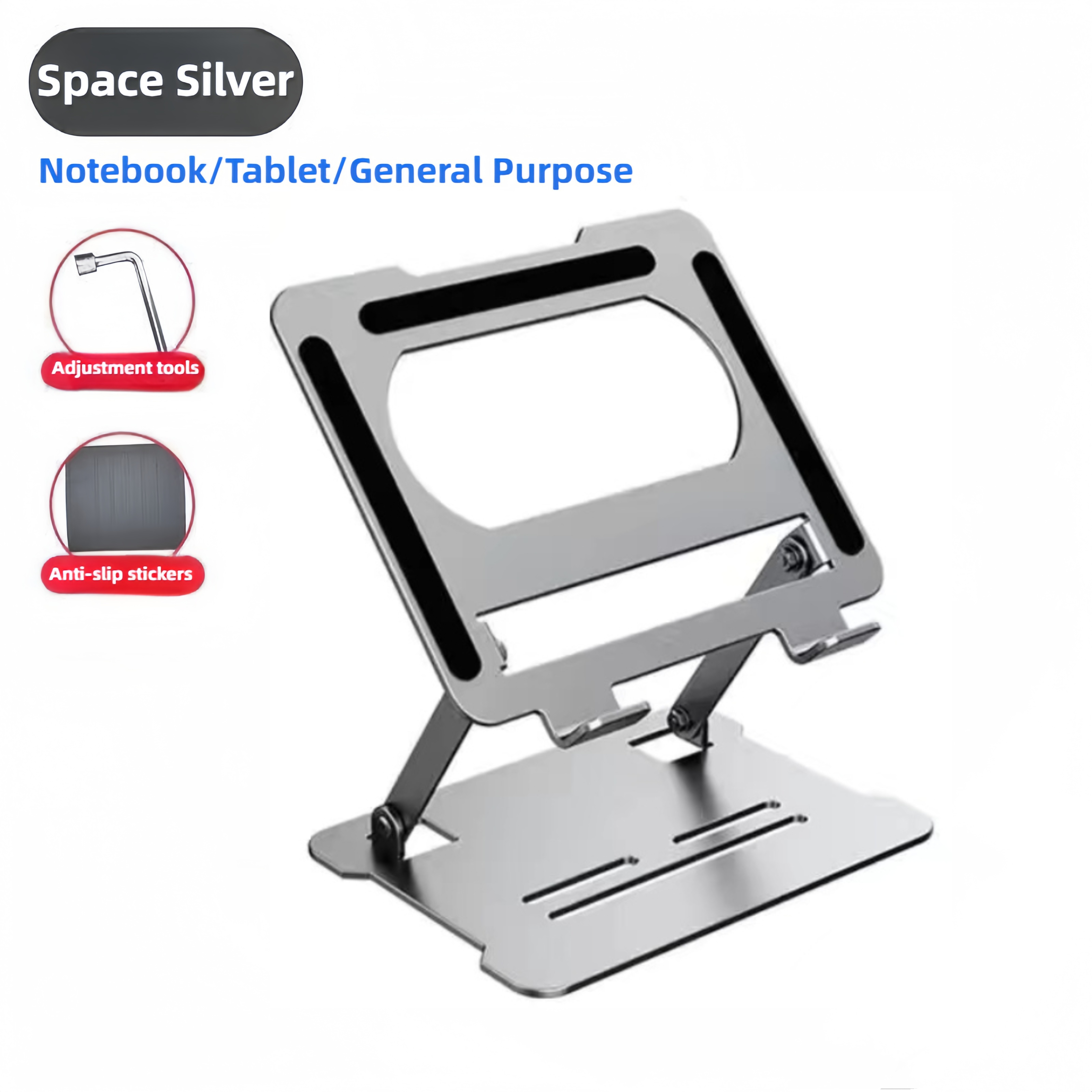 Aluminum Desktop Tablet Support Table Cell Holder Foldable Extend ...