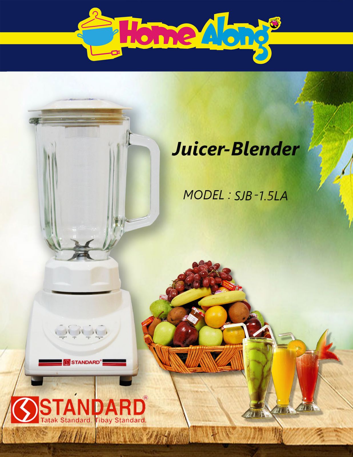 Standard Juicer/Blender Glass Type Jug- 1.5L - ELE.SJB15A | Lazada PH