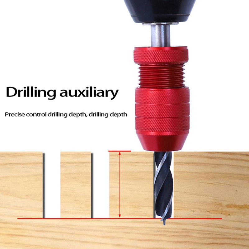 Adjustable 8-12.7mm Woodworking Drill Locator Drill Punch Locator Twist ...
