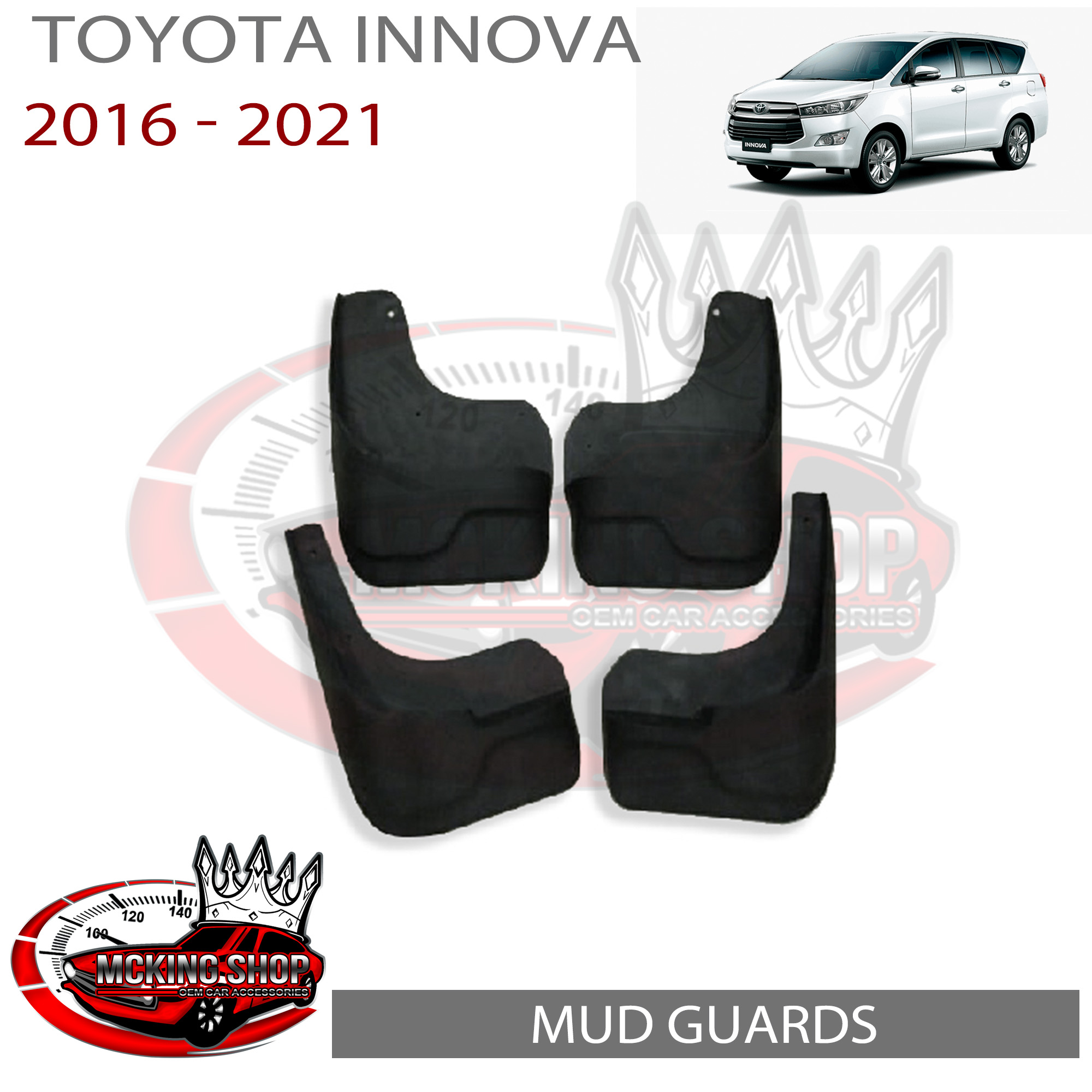 Toyota Innova 2016-2020 Mud Flap/Mud Guard | Lazada PH