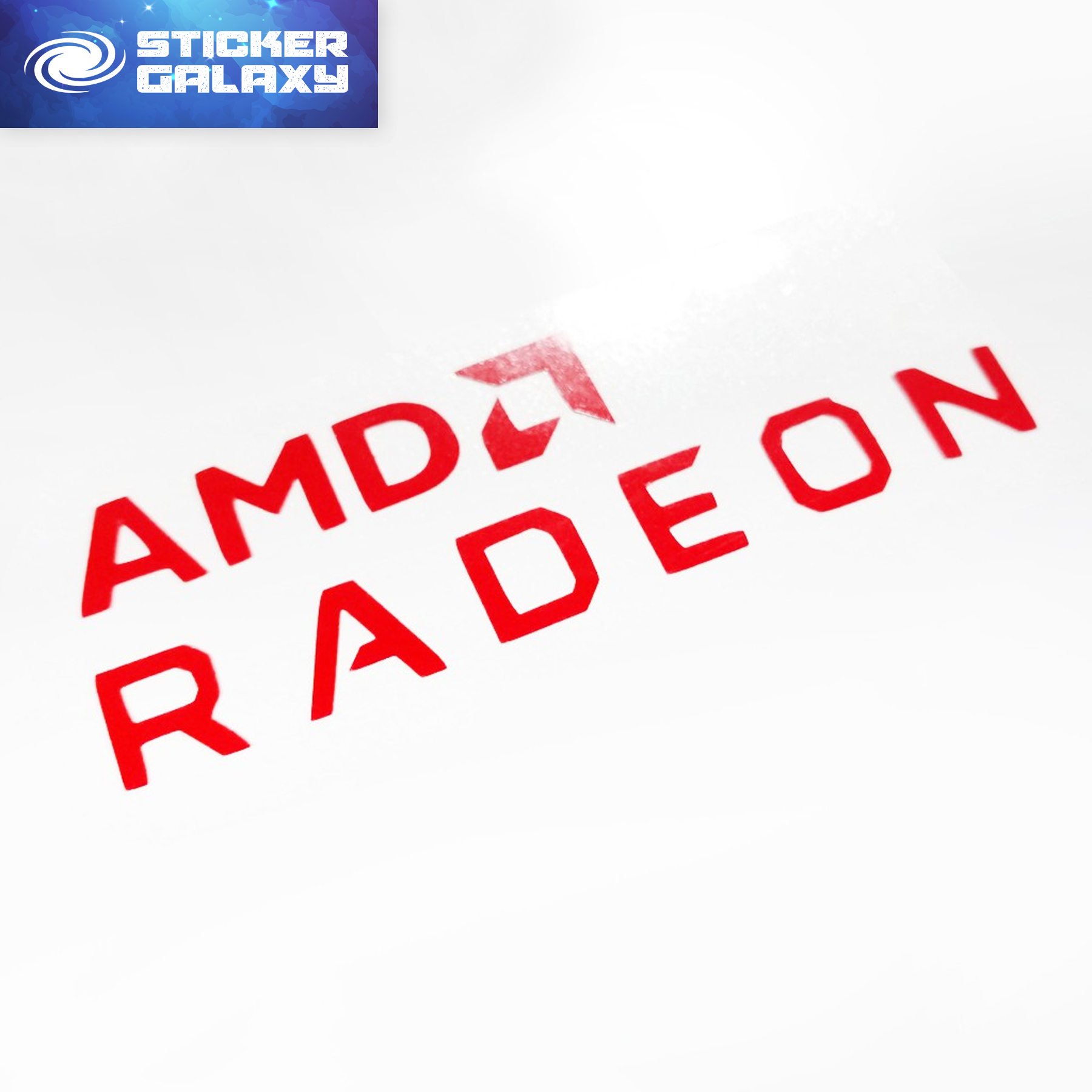 AMD RADEON PC gamer vinyl sticker WATERPROOF decal for pc case, laptop ...
