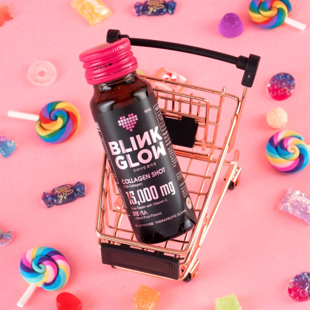 Blink Glow Collagen Shots 15000mg Fish Collagen Radiance Renew Collagen ...