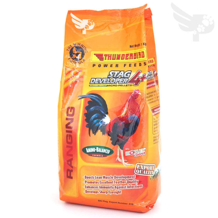 Thunderbird Power Feeds Stag Developer 4+ Ranging - 1kg - For Gamebirds ...