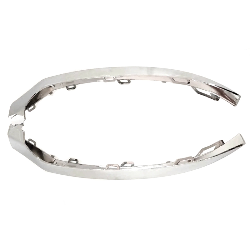 Left &Right Front Bumper Lip Spoiler Chrome Trim Chrome Trim Front ...