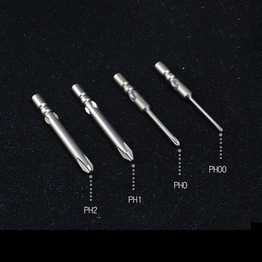 40mm 60mm PH00 PH0 PH1 PH2 Cross Bit Drill Head Screwdriver Bits ...