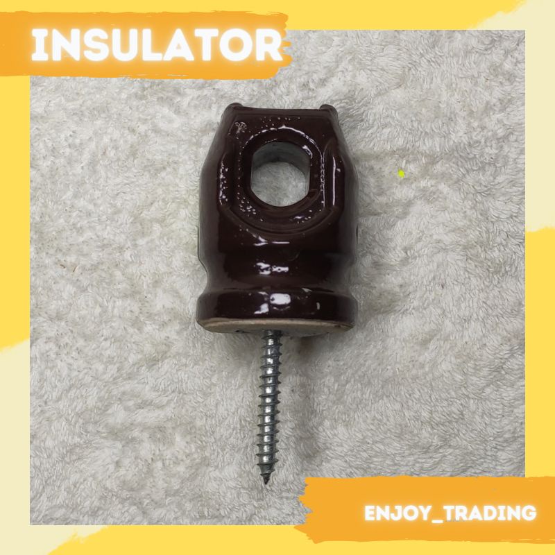 PER PIECE Porcelain Insulator Ball Insulator Screw Insulator Spool ...
