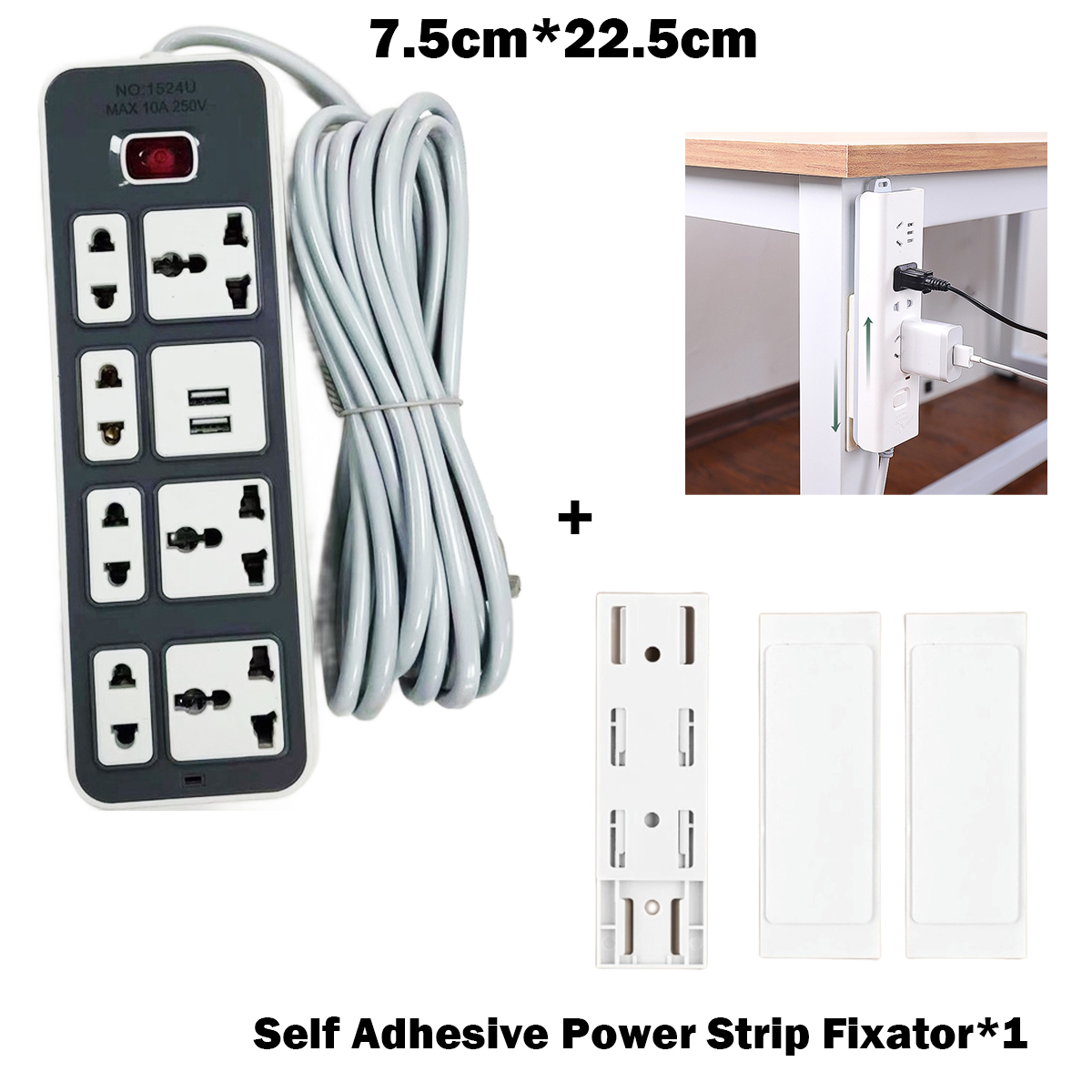 Socket Plug Multifunction High Power Plug Heavy Duty Extension Cord 2 ...