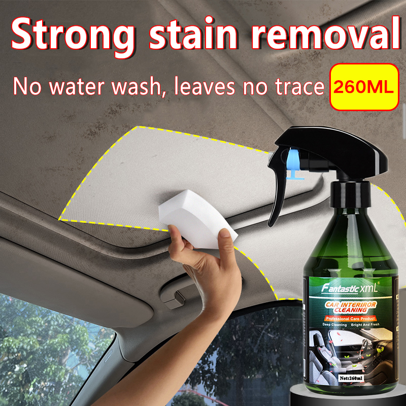 260ML Car Interior Cleaner Foam Cleaner Spray Car Interior Detailing Cleaning Car Multi ...
