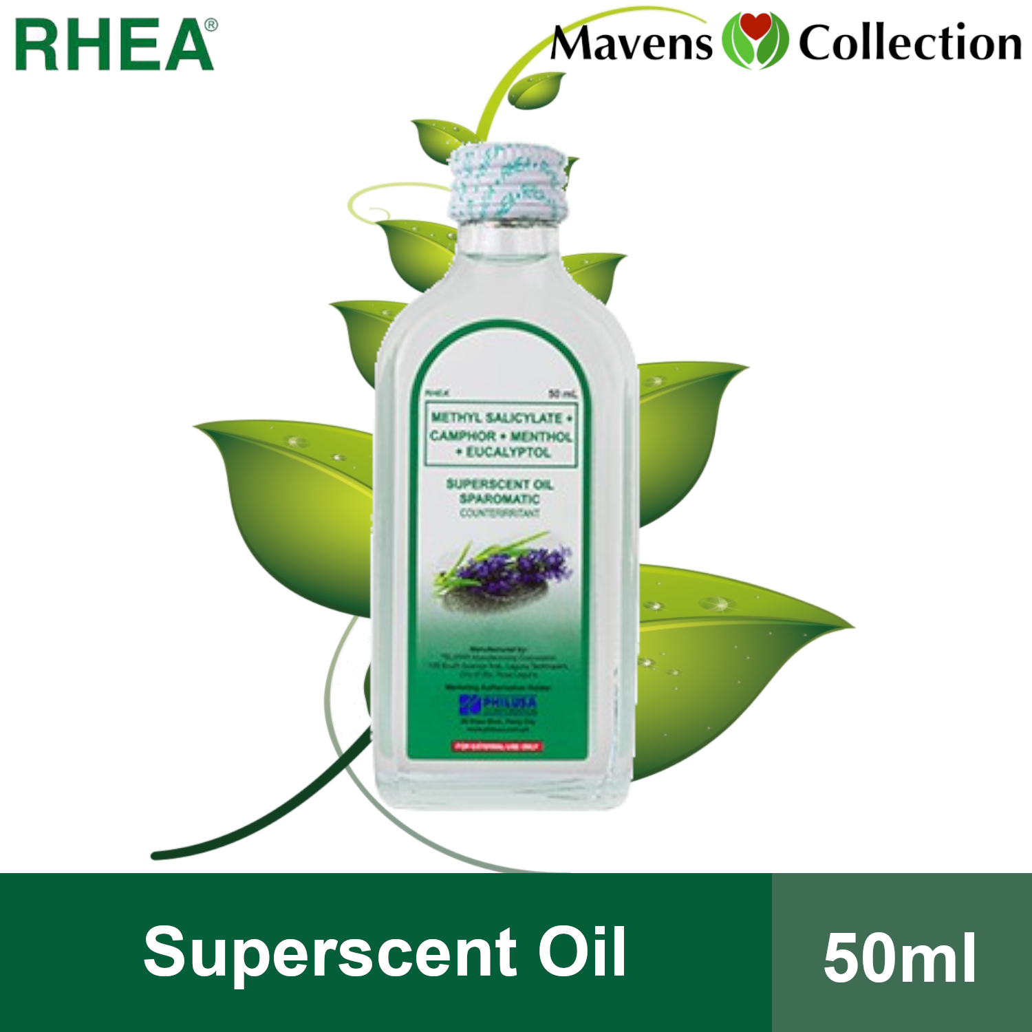 RHEA Superscent Oil Sparomatic 50mL by MAVENS COLLECTION | Lazada PH