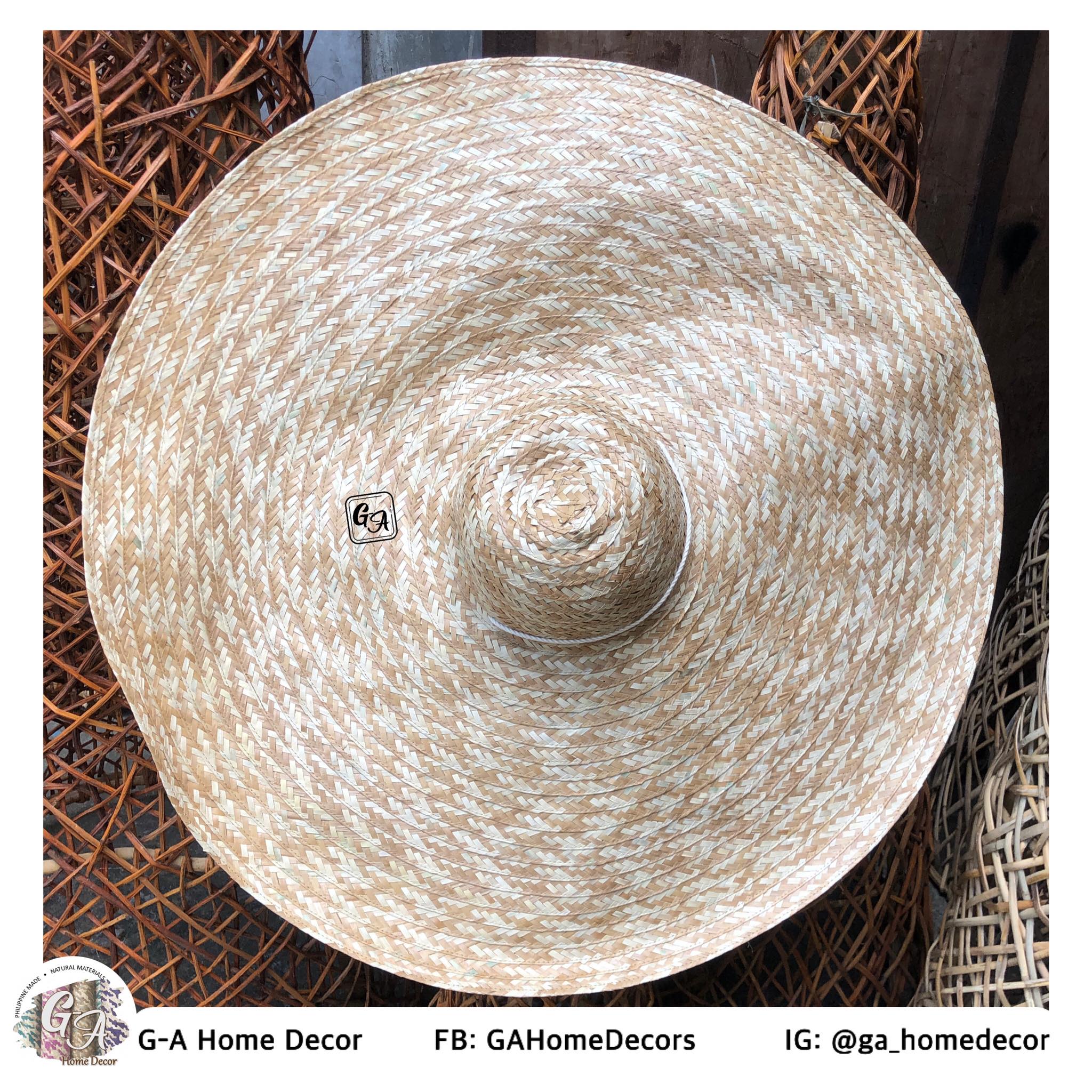 Oversized Buri Hat Beach Hat - 30-33 inches diameter | Lazada PH