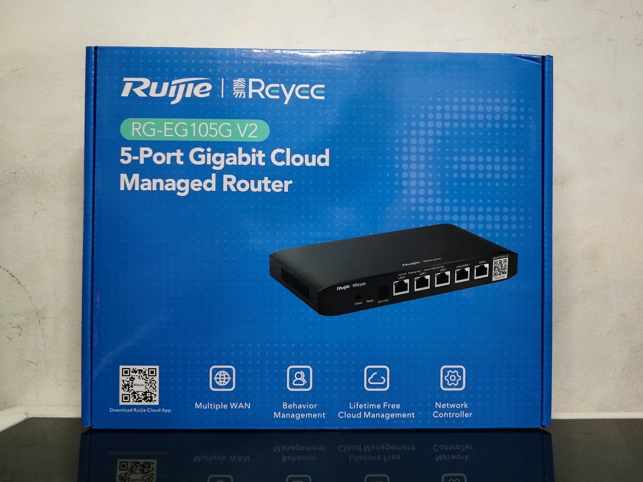 Ruijie RG-EG105G V2 5-Port Gigabit Cloud Managed Router | Lazada PH
