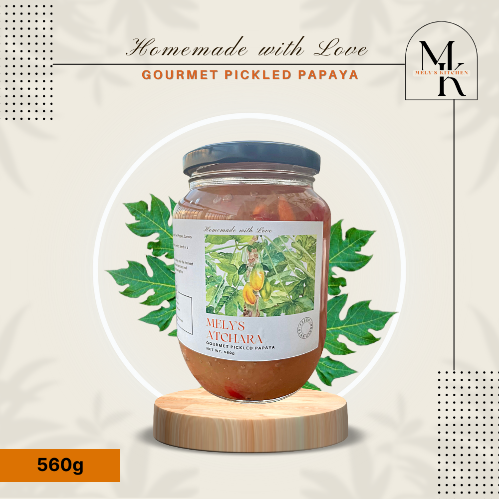 Mely's Atchara, Gourmet Pickled Papaya, 560g | Lazada PH