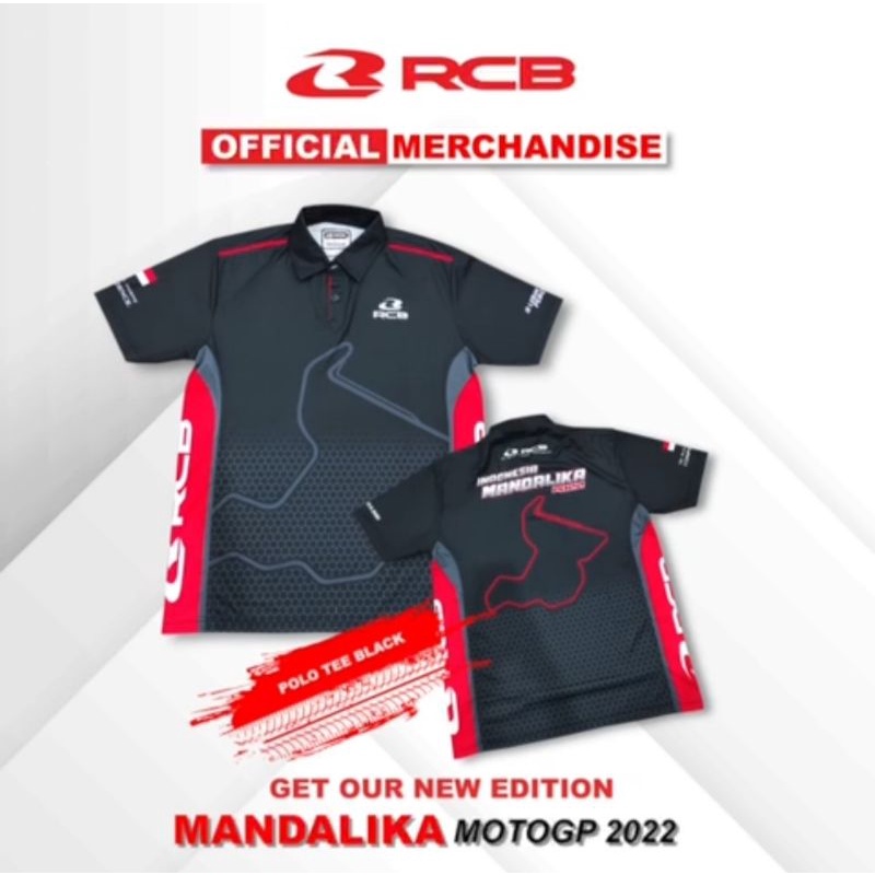 Original Mandalika 2022 RCB Collar Polo Shirt | Lazada PH