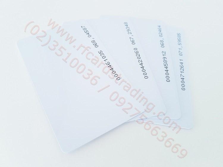 RFID FULL FLAT SURFACE PROXIMITY CARD 125KHZ BLANK PRINTABLE ID RFID ...