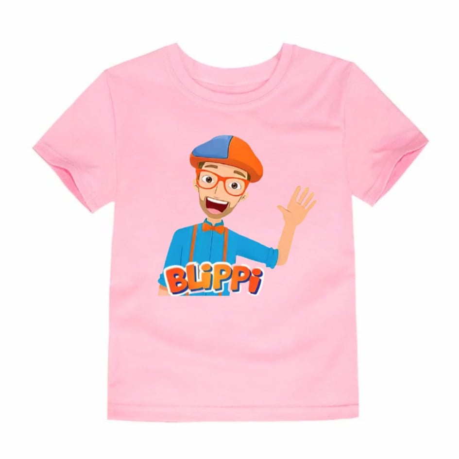 Blippi graphic T-shirt for kids #2 | Lazada PH