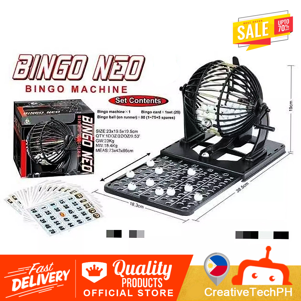 Bingo Game Console Simulative Lottery Machine | Lazada PH