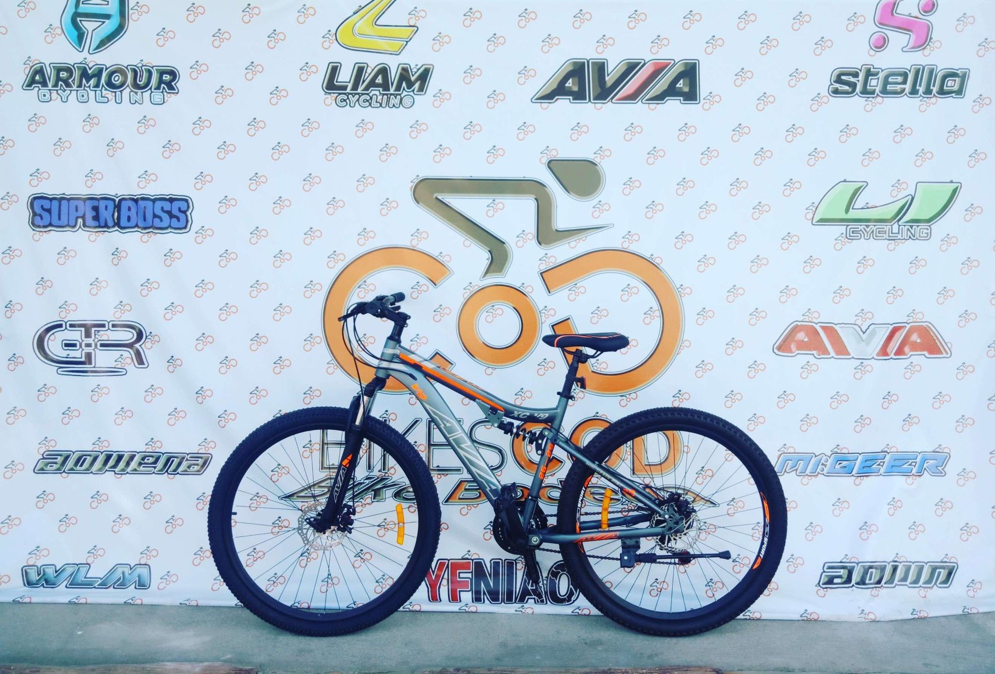 Avia 27.5 Full Suspension MTB Steel Adult Bike Bicycle Shimano 3x7 21 ...