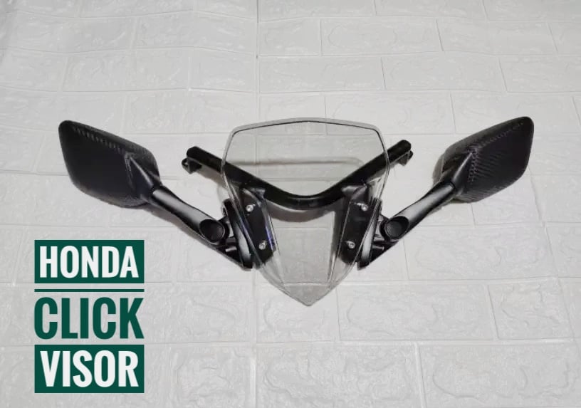 Honda Click Visor/ Windshield with R25 Sidemirror | Lazada PH