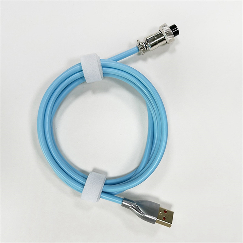Coiled Cable Type C to USB Coiling Cable for Mechanical Keyboard ...