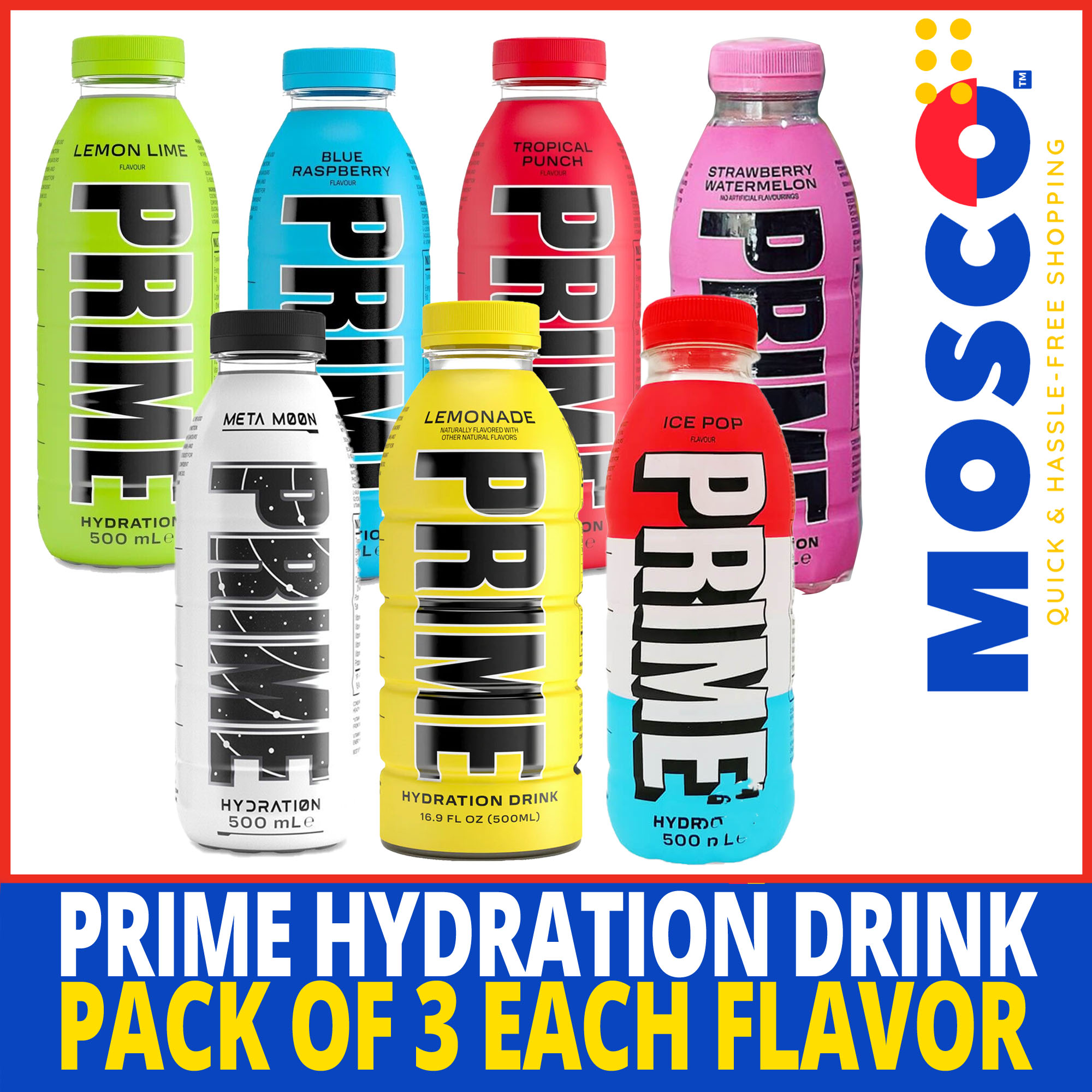 Prime Hydration Drink Pack of 3 Each Flavor | Lazada PH