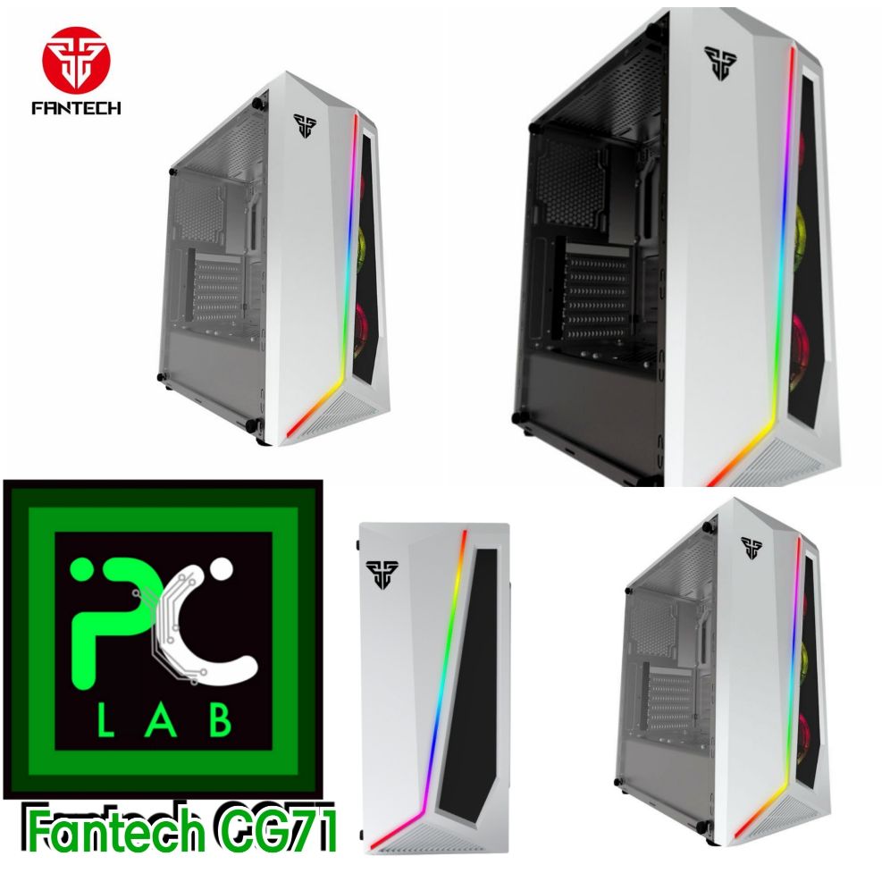 Fantech CG71 Pulse RGB Middle Tower Case- White | Lazada PH