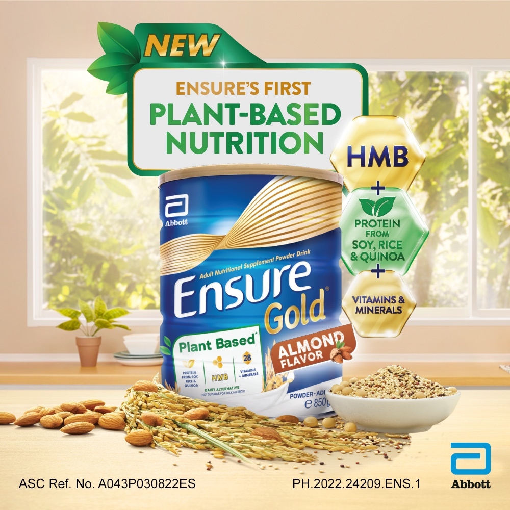 Ensure Gold HMB Plant Based Almond 400g For Adult Nutrition | Lazada PH