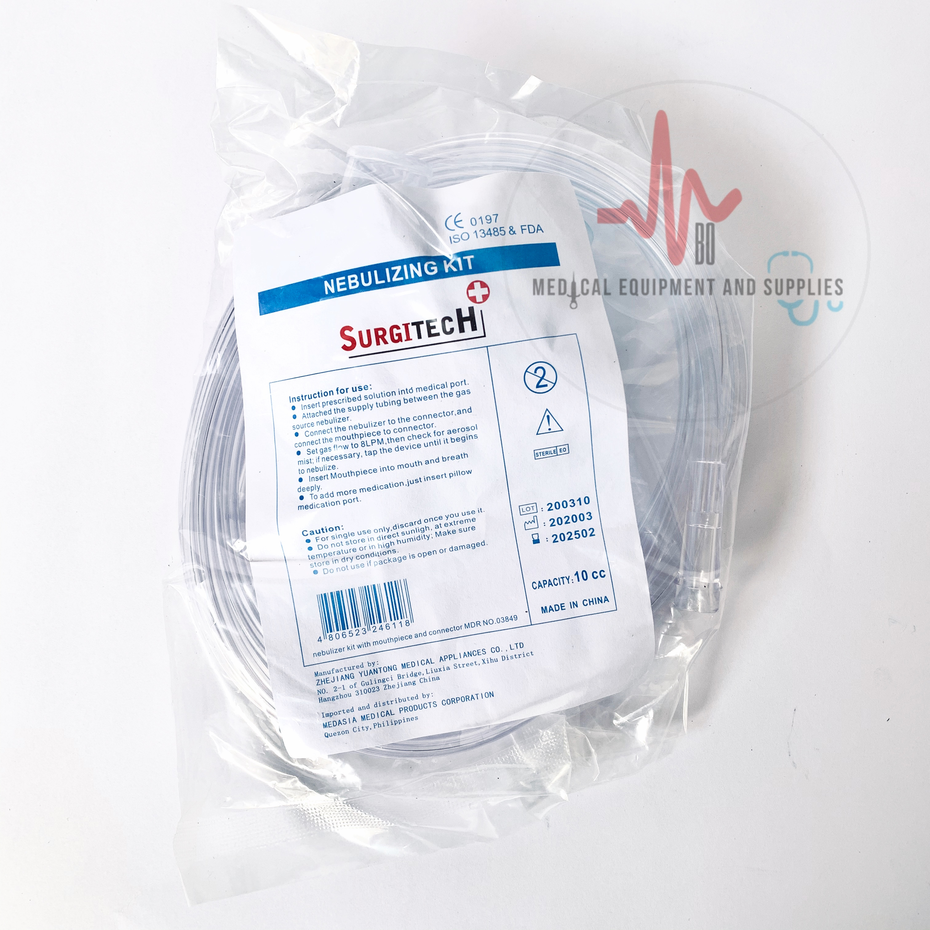 Surgitech/Accumax Nebulizing Kit (Without Mask) | Lazada PH