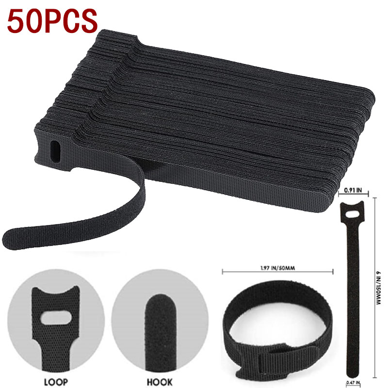 50pcs Cord Organizer Keeper Holder, Wire Organizer Cable Fastener ...