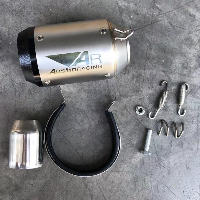 OK 51mm AR exhaust Austin Racing Inlet universal Muffler Pipe Exhaust ...