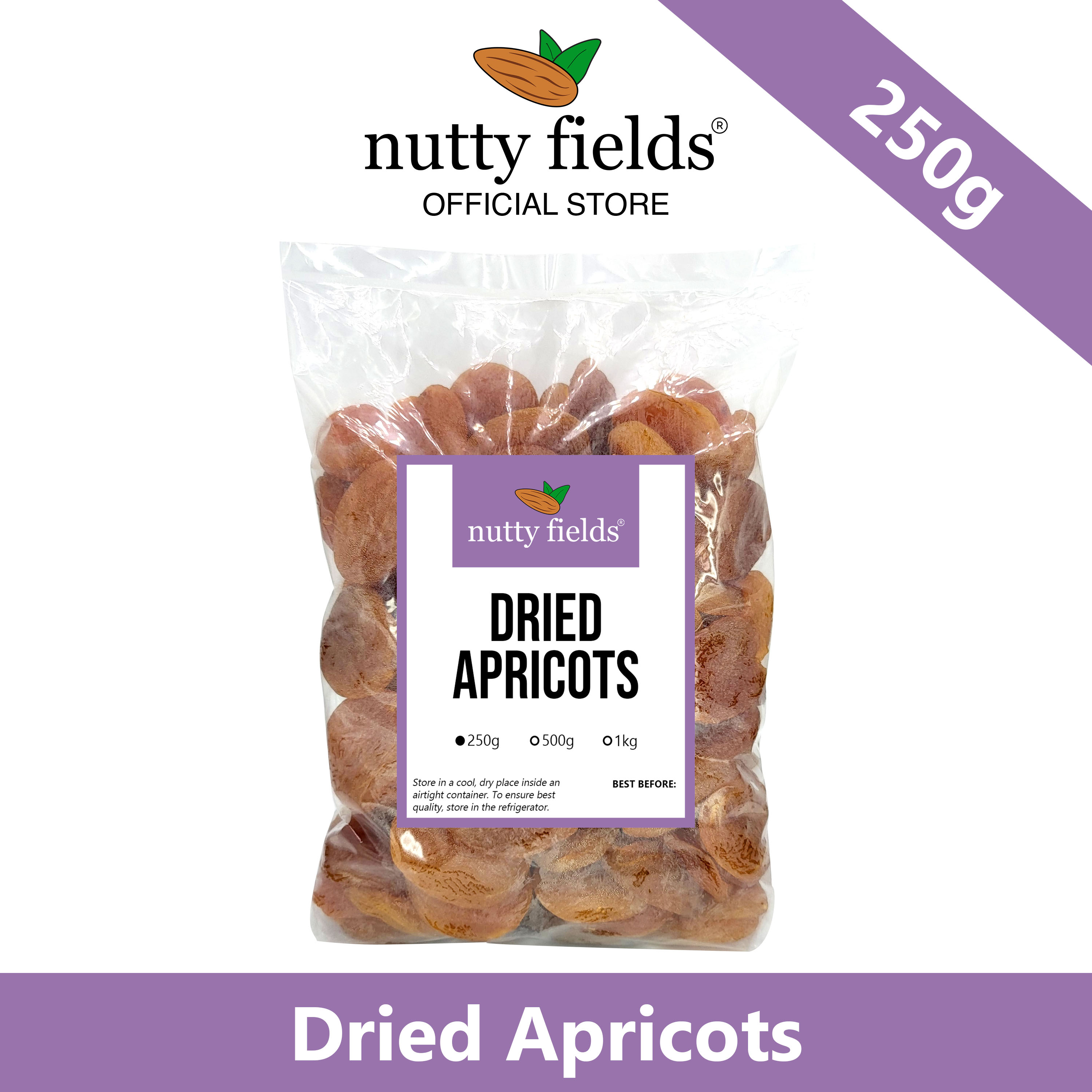 Dried Apricots (250g - 1kg) by Nutty Fields | Lazada