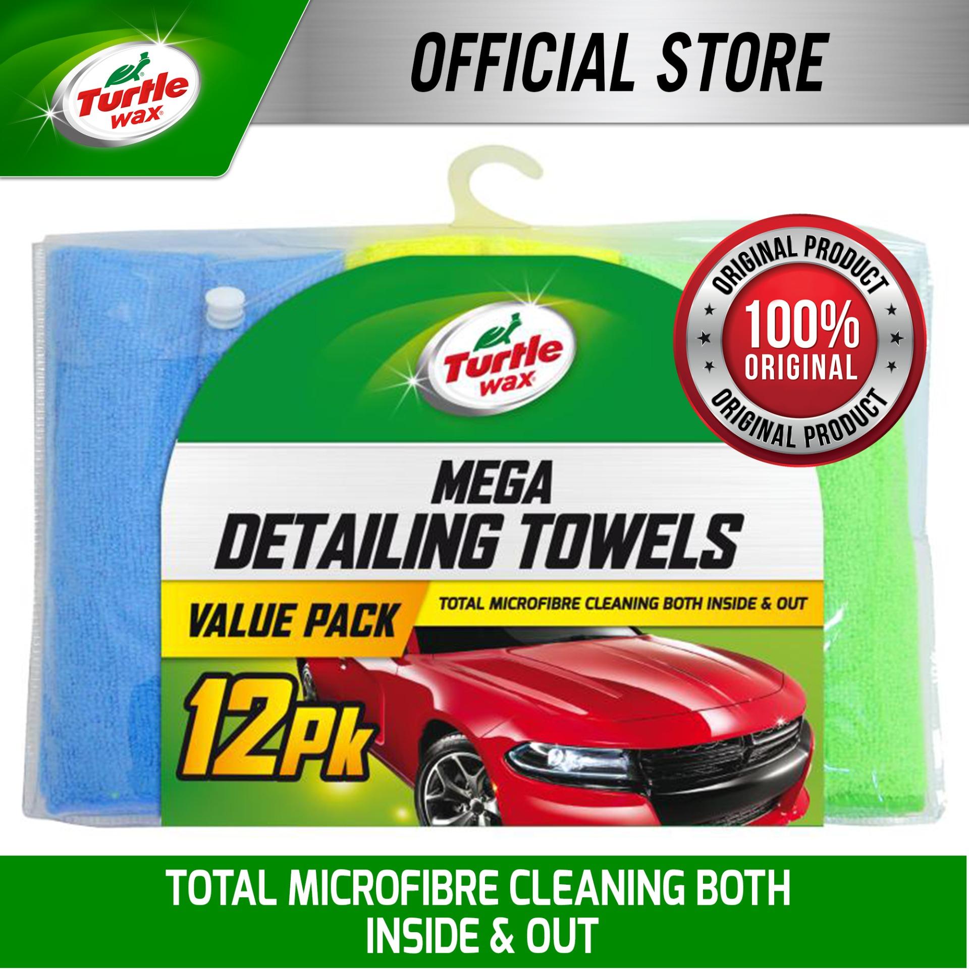 Turtle Wax Microfiber Mega Detailing Towel 12 Pk TWA128 | Lazada PH